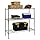 Amazon.com: Apollo Hardware Chrome 3-Shelf Wire Shelving with Wheels 14 ...