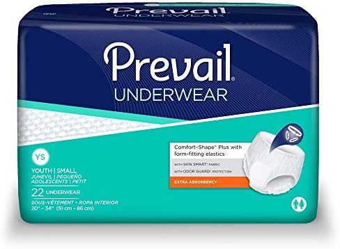 سعر Prevail Underwear Extra Absorbency Youth/Small Case/88 (4/22s) فى ...