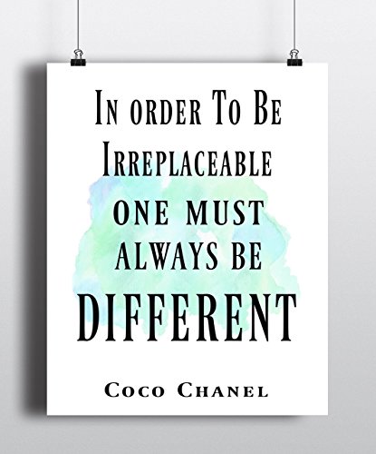 Coco Chanel Quotes In Order To Be Irreplaceable