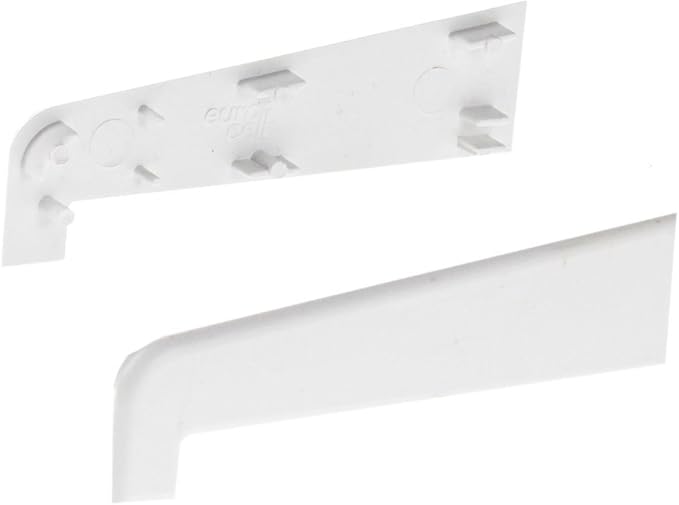 1 x Pair of White End Caps for 150mm uPVC Plastic Window/Door Sill ...