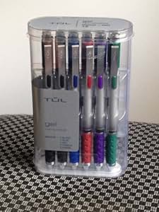 Amazon.com : TUL Retractable Gel Pens 0.7 mm Medium Point, Assorted 12 ...
