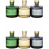 Amazon.com: Bellevue Reed Diffuser Set, Three 6 fl oz Glass Filled ...