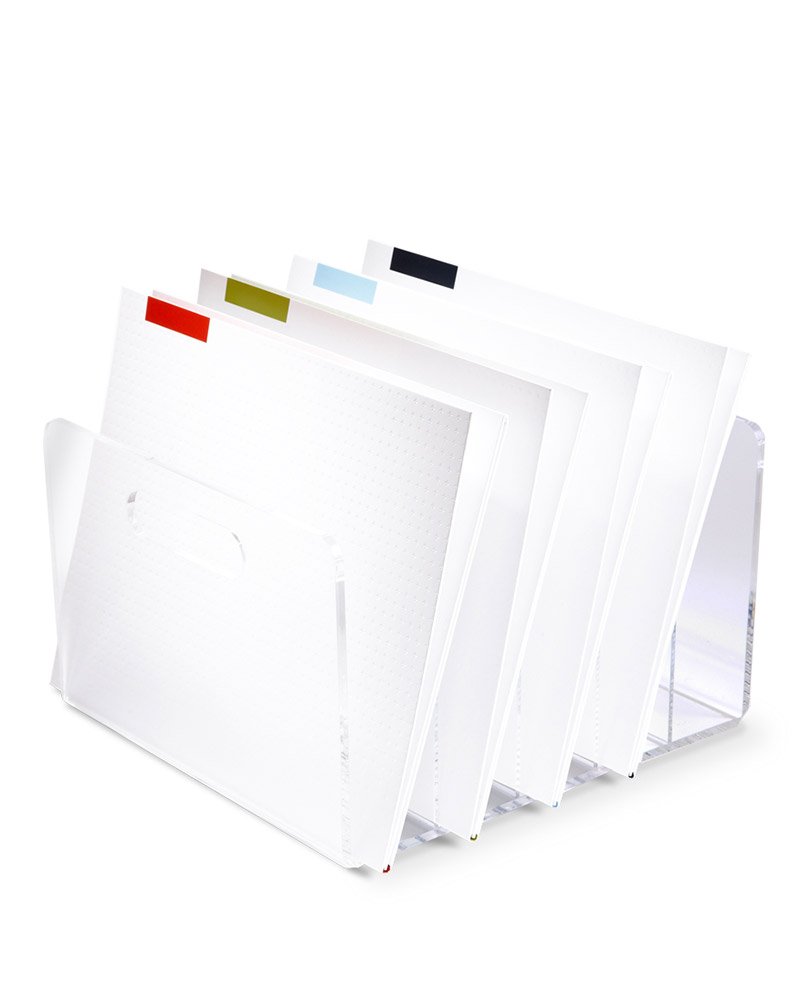 russell+hazel Acrylic File Sorter, Desktop File Collator for Office ...