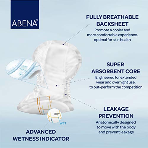 Abena Abri-San Premium Incontinence Pads, Moderate Absorbency, (Sizes 4 ...