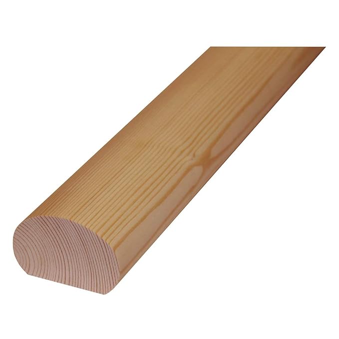 Oval Victorian Pattern Stair Handrail, Pine, 1.2 metre: Amazon.co.uk ...