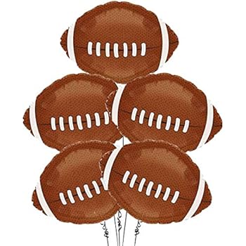 Amazon.com: Football Shaped 18 inch Balloons - Package of 3: Toys & Games