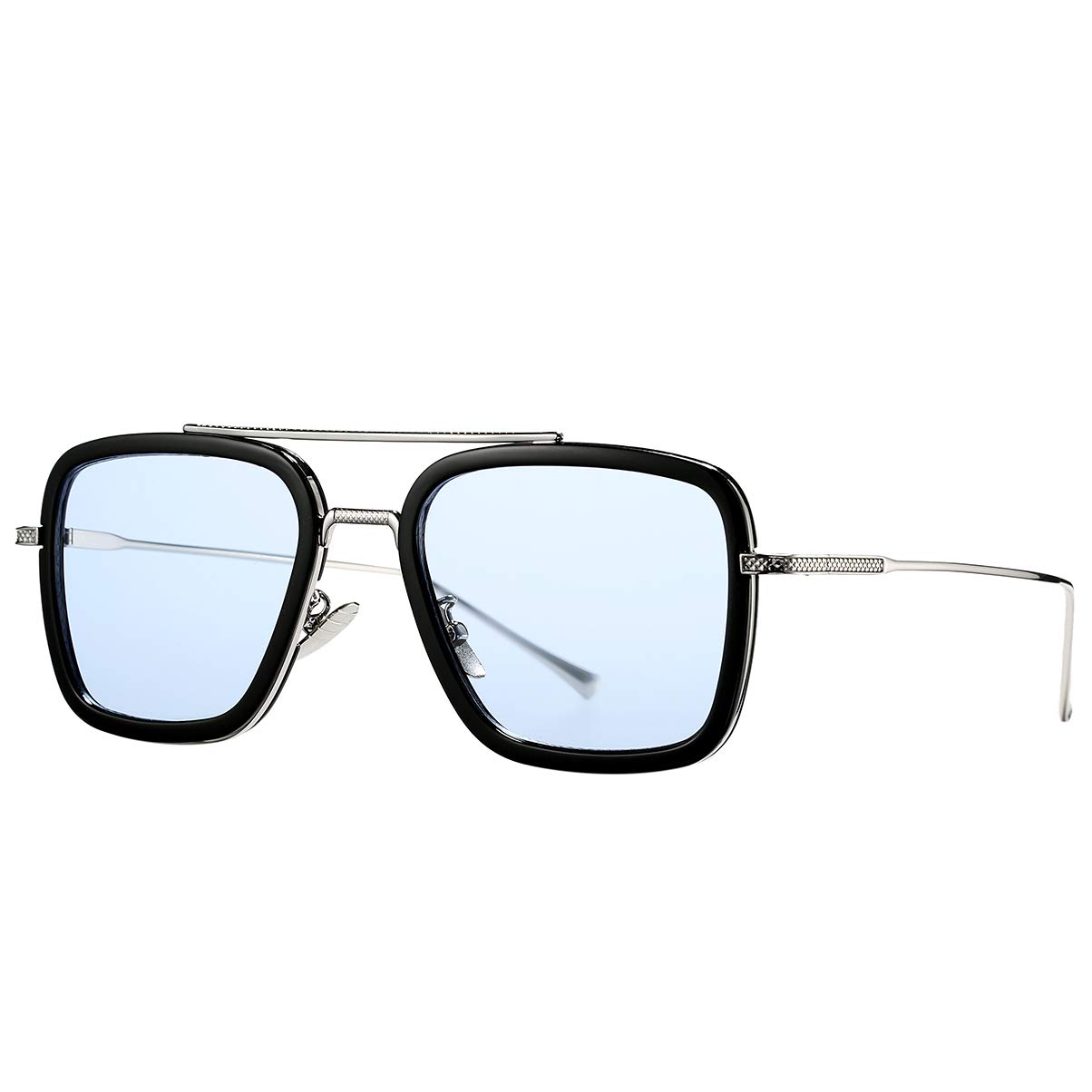 Mua Tony Stark Sunglasses - Iron Man Sun Glasses Vintage Square Metal ...