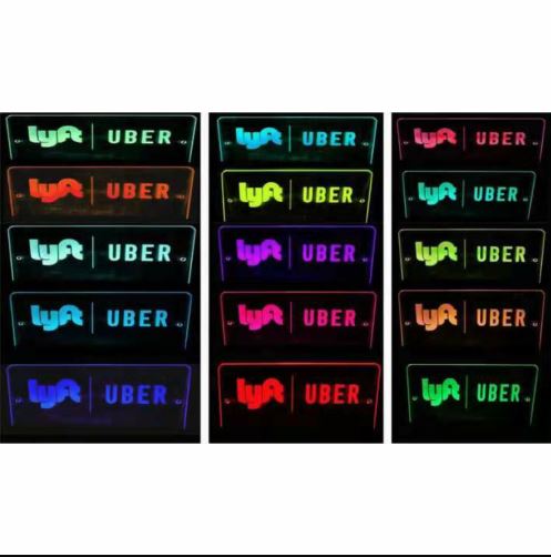 Watch Remote LED Uber Lyft Sign on Amazon Live