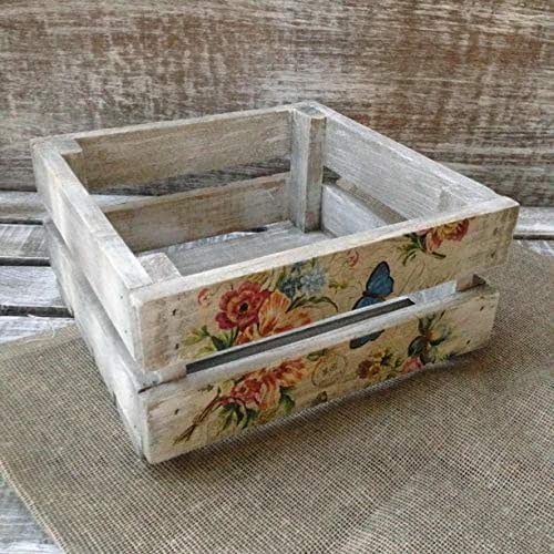 Huacal de madera cuadrado: Amazon.com.mx: Handmade