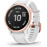 Amazon.com: Garmin fenix 6S Pro, Premium Multisport GPS Watch, Smaller ...