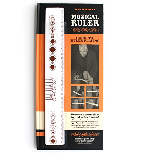 SUCK UK Music Ruler - 30cm Ruler with Musical Guidebook