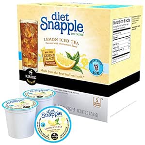 Amazon.com : Snapple Diet Lemon Iced Tea Keurig K-Cups, 16 Count ...