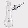 ADAMAS-BETA 50ml Schlenk Reaction Flask Pear-Shape Kjeldahl-Style ...