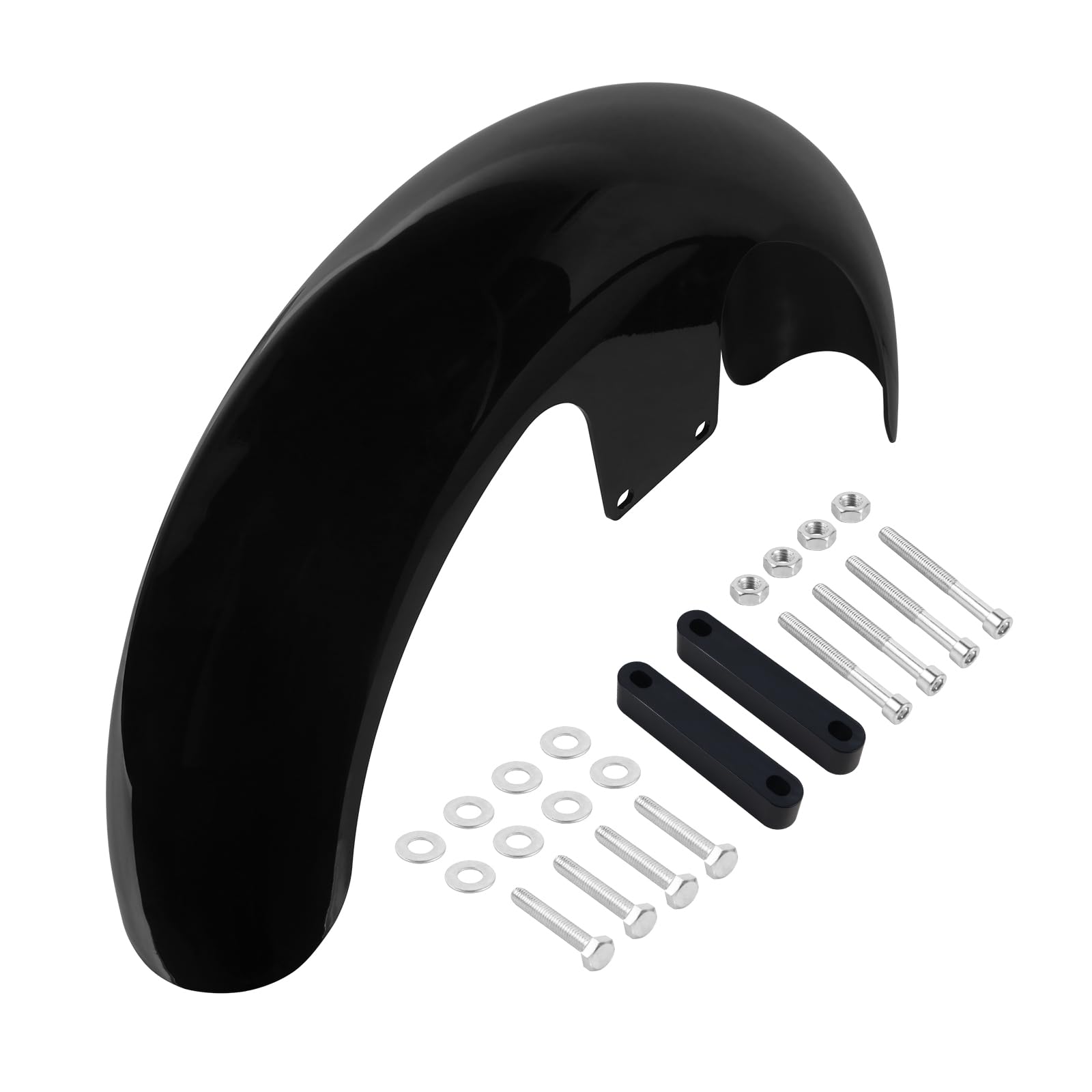 Motorcycle Front Fender 19 inch Wheels Wrap Front Fender Fit for Harley ...