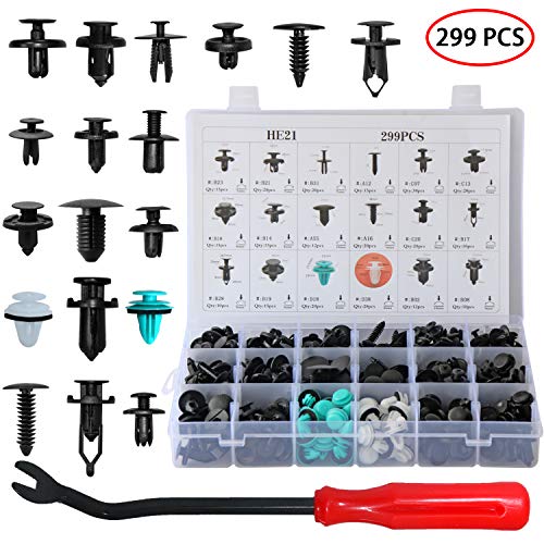 Car Fasteners Kit 900 PCS Car Retainer Clips 24 Most Popular Sizes ...