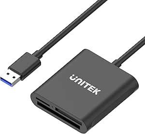 Amazon.com: USB Card Reader, Unitek 3-Slot USB 3.0 Compact Card Reader ...