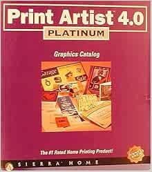 Print Artist 4.0 Platinum Graphics Catalog: Sierra On-Line: Amazon.com ...