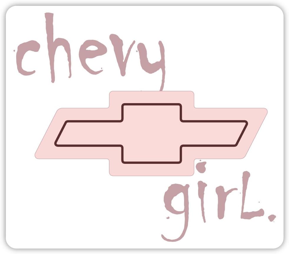 Amazon.com : CHEVY GIRL PINK sticker decal 5" x 4" : Everything Else