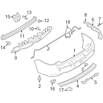 Amazon.com: Genuine Ford BC3Z-17C829-BA Bumper Impact Pad: Automotive