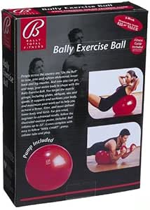 Amazon.com: Bally Fitness Pilates Exercise Ball : Sports & Outdoors