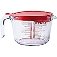 Amazon.com: Pyrex Classic Prepware Measure Jug with lid 1L, Transparent ...