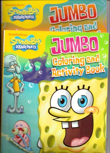 SpongeBob SquarePants Jumbo Coloring & Activity Book 2-Pack: Viacom ...