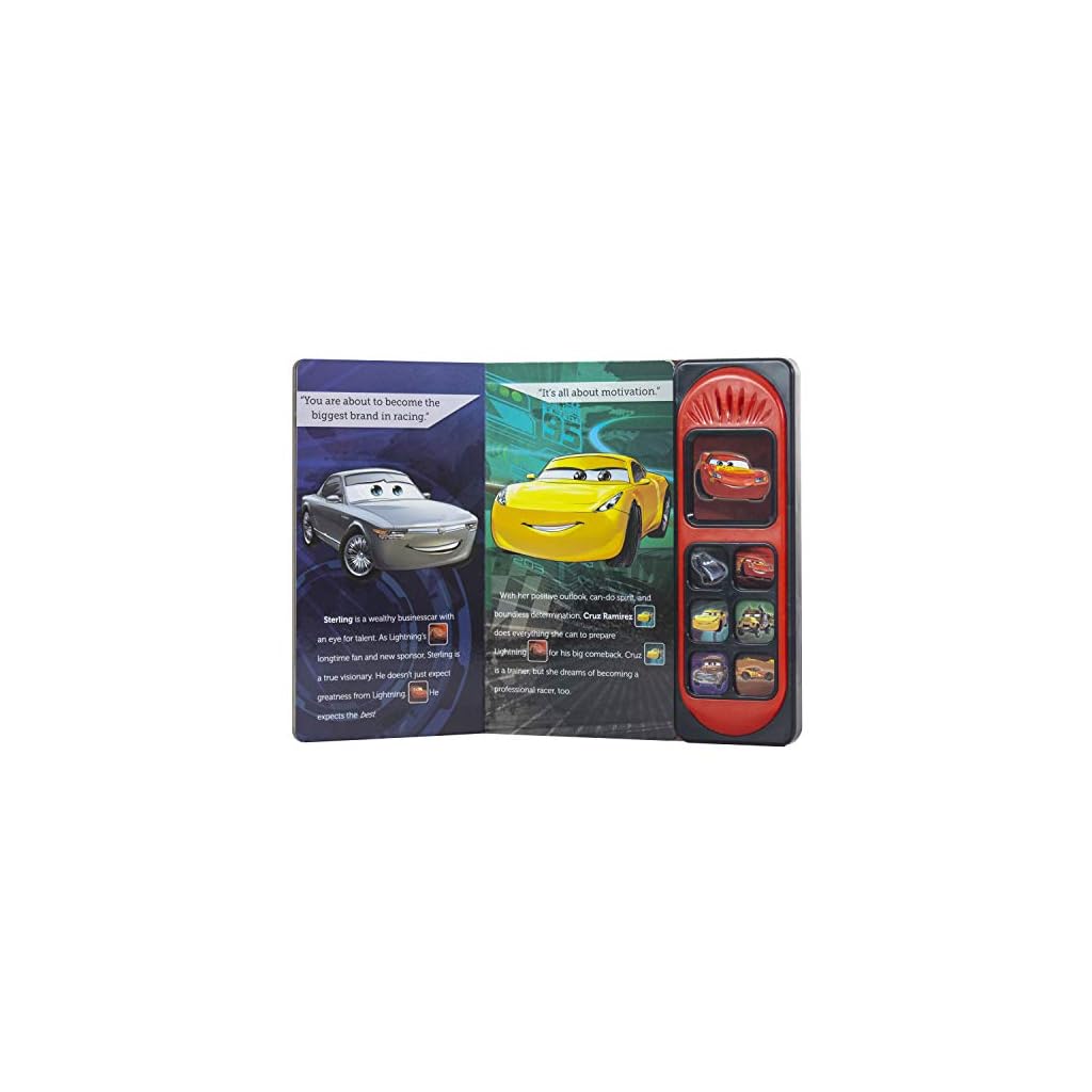 Disney Pixar Cars 3 - Lightning McQueen and Friends Little Sound Book ...