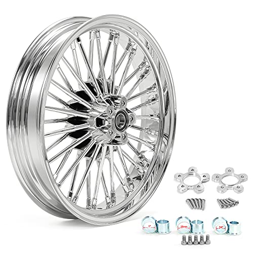 TARAZON 18inch Chrome Front Fat Spoke Wheel Rim for Harley Touring ...