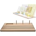 Amazon.com: LNKA Wooden Ruler Rack Quilt Ruler Holder Stand 12.5"x5"