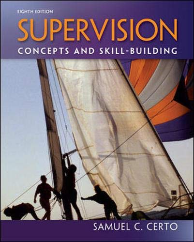 Supervision: Concepts and Skill-Building: 9780078029189: Human ...