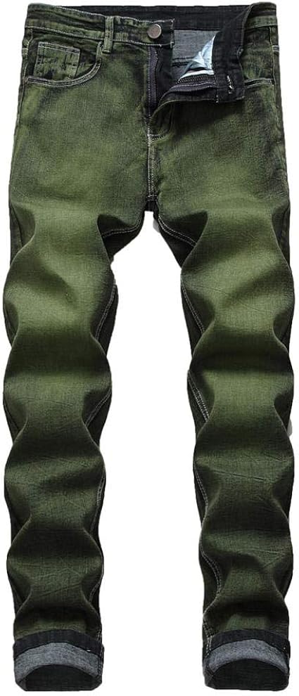 NHGFP Jeans para Hombres Jeans Rectos para Hombres Jeans elásticos para ...