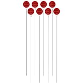 Amazon.com : CZC AUTO Red Reflective Driveway Markers 37.5-inch Double ...