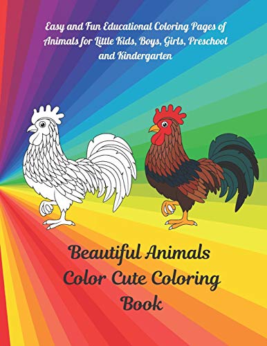 Animal Kingdom - Color Cute Coloring Book - This adorable coloring book ...