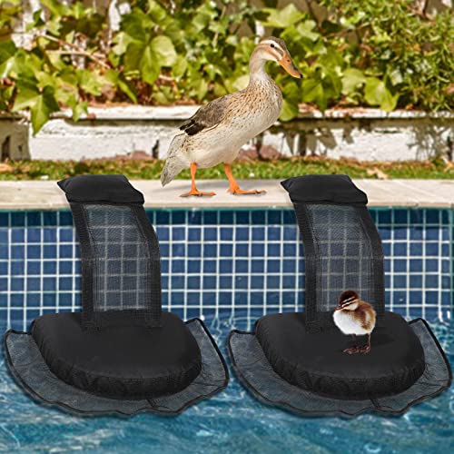 MorTime 2 Pack Animal Saving Escape Ramp, Swimming Pool Floating Animal ...