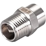 Amazon.com: uxcell Floodjet Tip, 1/4BSPT Stainless Steel Wide Angle ...