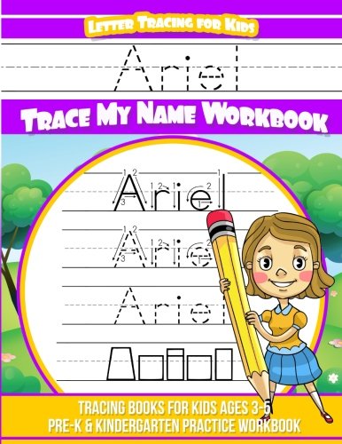 Ariel Letter Tracing for Kids Trace my Name Workbook: Tracing Books for ...