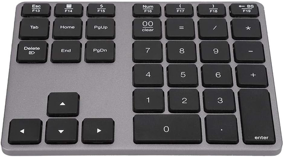 Topiky Numeric Keypad 2 4g Mini Digital Wireless Bluetooth Numpad Ergonomic Number Pad Keyboard