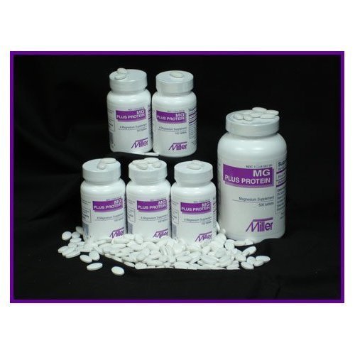 Amazon.com: Mg Plus Protein Mg Plus Protein Miller, 100 tabs 133Mg ...