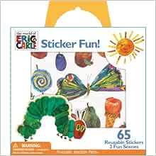 Eric Carle Sticker Fun Tote: The Very Hungry Caterpillar: Eric Carle ...