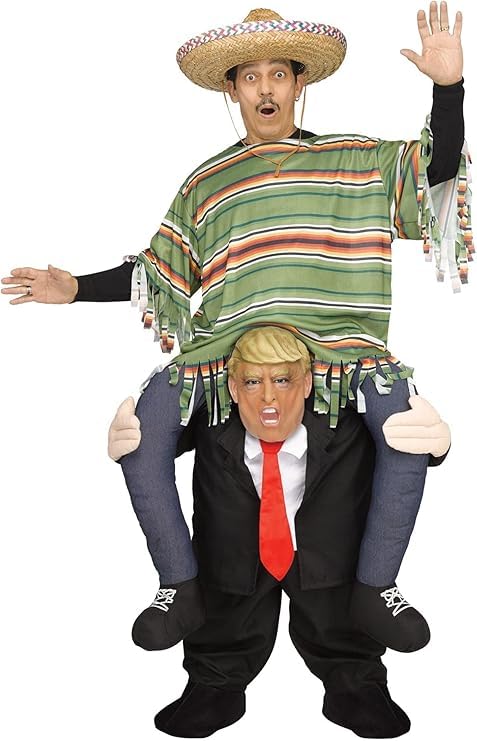 Ride On Trump Mascot Costume Halloween Carnival Outfit Adult for sale ...