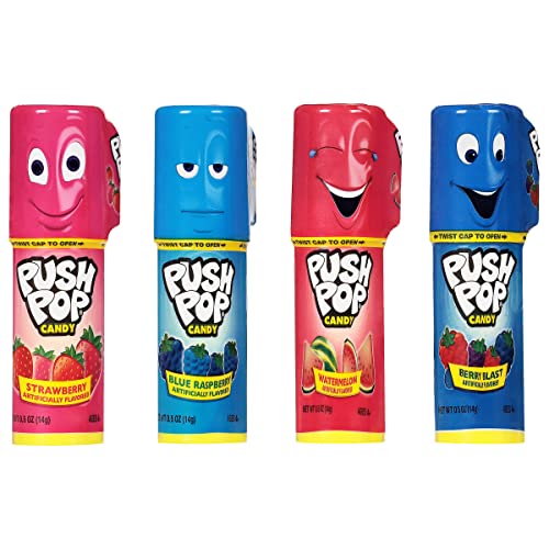 Push Pop Individually Wrapped Halloween Bulk Lollipop Variety Party ...