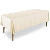 Amazon.com: Lann's Linens - 90" x 156" Premium Tablecloth for Wedding ...