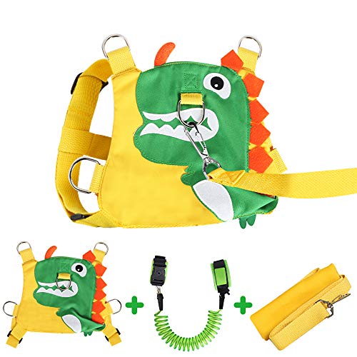 Lehoo Castle Toddler Leashes for Walking Dinosaur, 2 in 1 Kids Safety ...