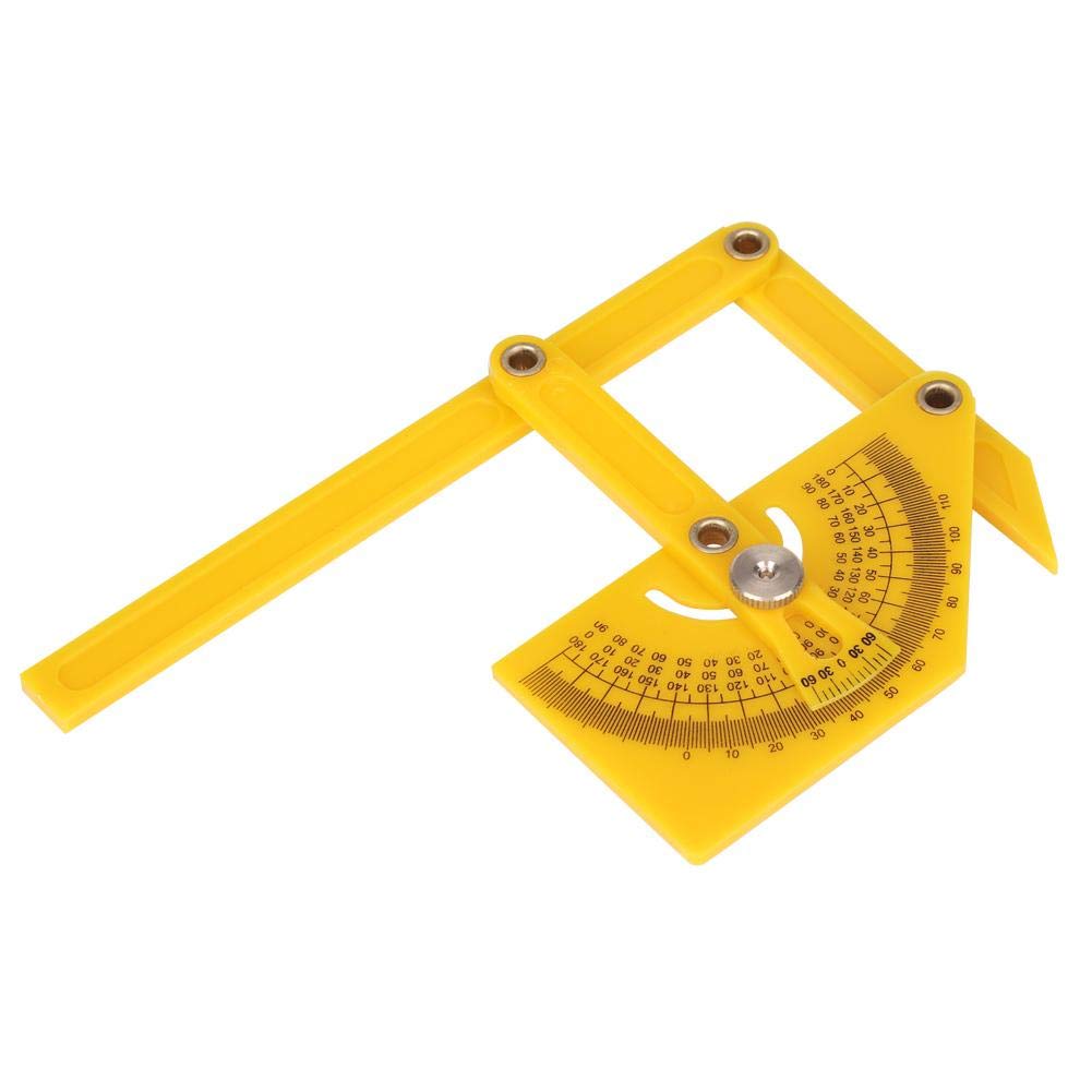 ABS Plastic 180 Degree Protractor – Protractor Angle Gauges Arm ...