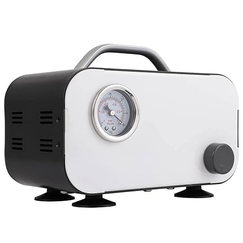 Lab Vacuum Pump, Oilless Diaphragm Vacuum Pump 0-15L/min Adjustable ...