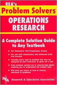 Operations Research Problem Solver (Problem Solvers Solution Guides): The Editors of REA ...