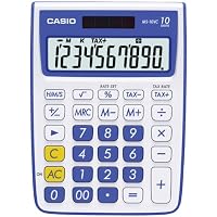 Casio MS-10VC Standard Function Calculator, Blue | Amazon price tracker ...