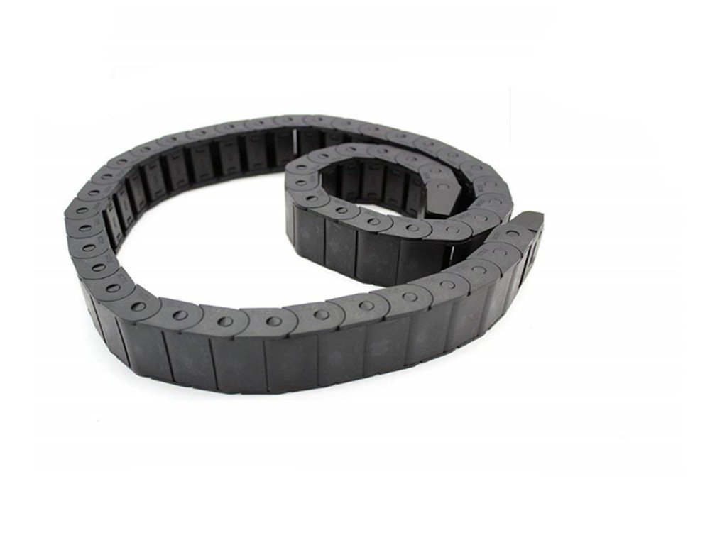 Buy Black Plastic Flexible Nested Semi Closed Drag Chain Cable Wire ...