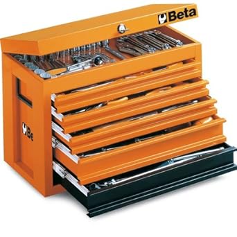 Beta C23 O Portable Tool Chest, with 5 Drawers, Orange Color: Toolboxes: Amazon.com: Industrial ...