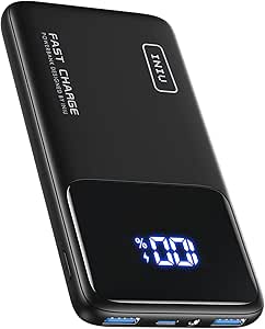 INIU Power Bank, 10500mAh Slimmest USB C in & Out Portable Charger, 22 ...
